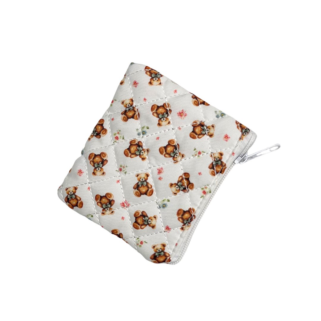 Honey | Sweet Teddy Quilted Wallet | Astala Luna